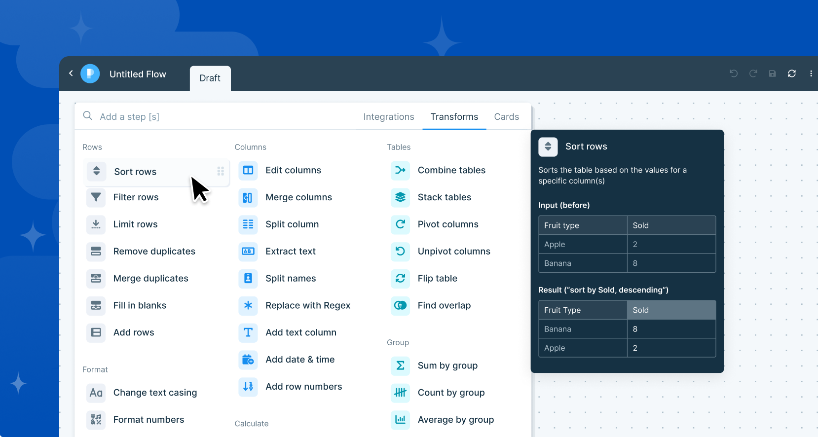 Superbar! A better toolbar for Flows | Parabola Blog