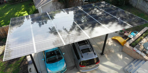 Residential Solar Car Port Solar Case Study – Malik’s Residence, Kansas ...