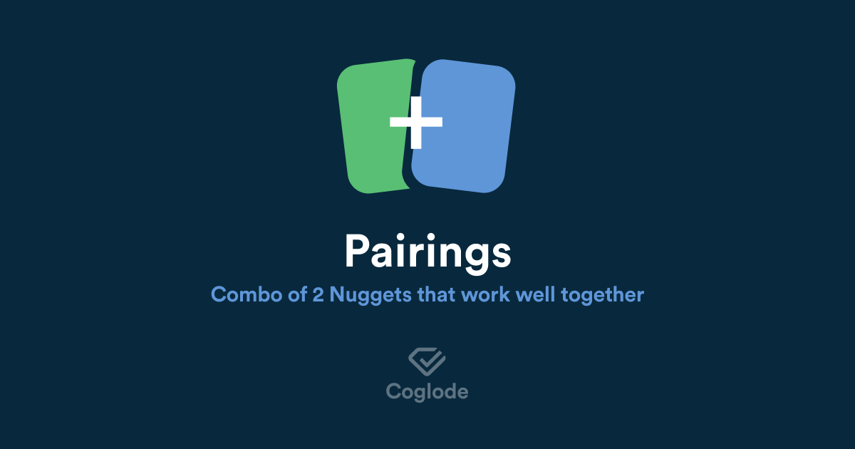 Coglode Cookbook - Pairings