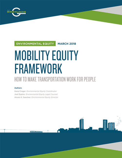 Mobility Equity Framework: How to make transportation work for people ...