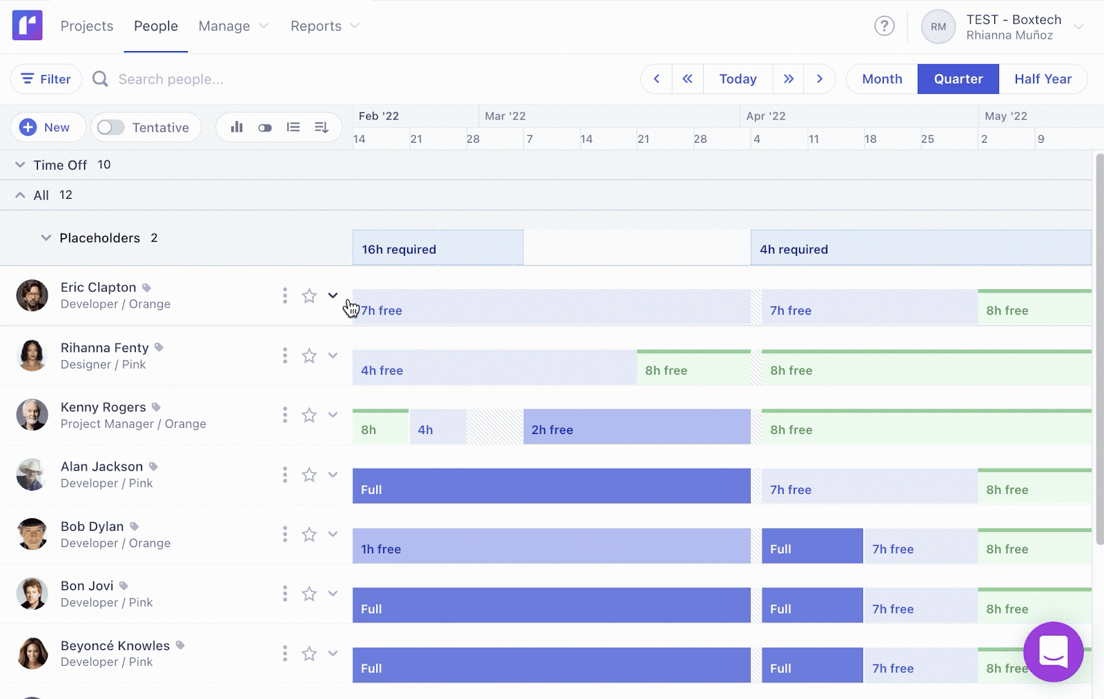 Sort Your Planner by Availability | Runn