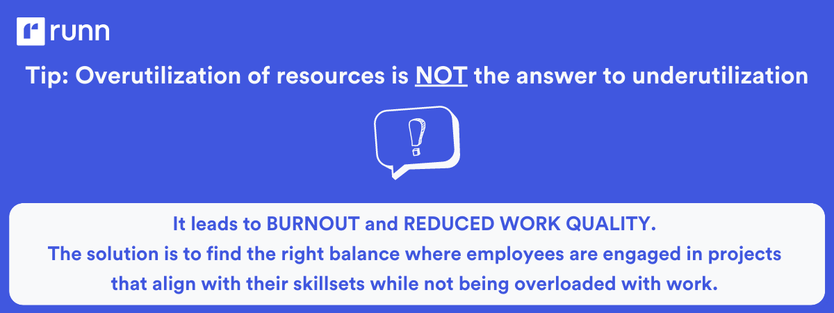 What is Underutilization & How to Stop It in Its Tracks | Runn