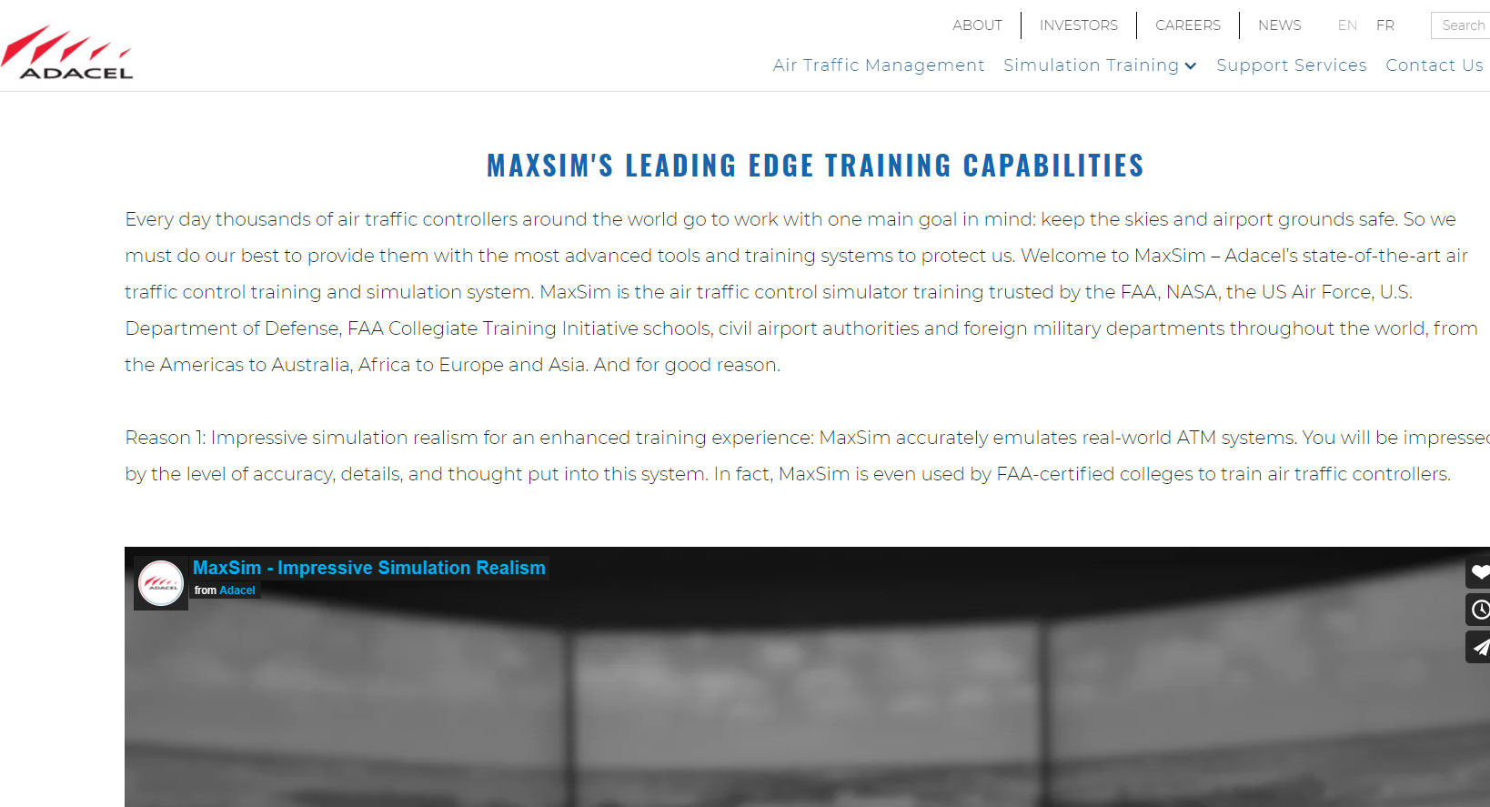 Why choose MaxSim ATC