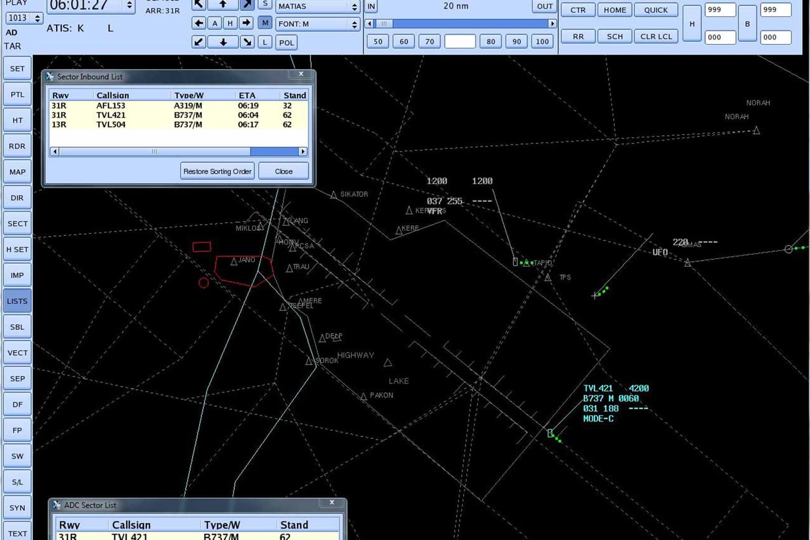 MaxSim: Air Traffic Control Simulation