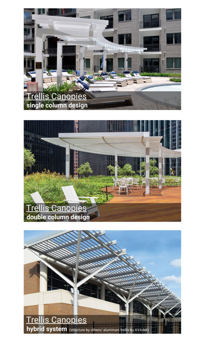 Trellis Canopies | AVAdek