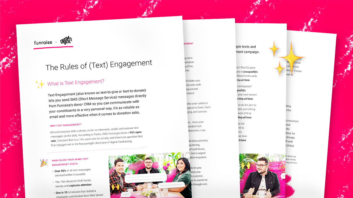 The Rules of (Text) Engagement | Funraise