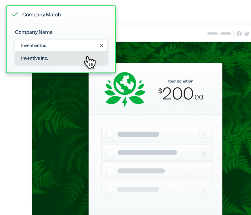 Company Matching Donations