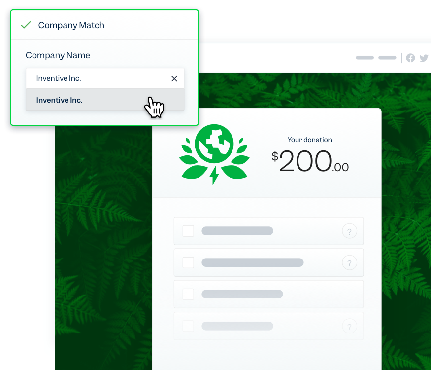 Company Matching Donations