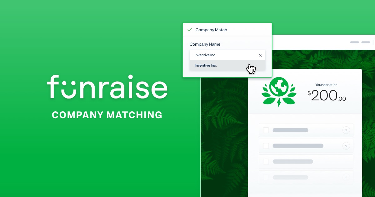 Company Matching Donations