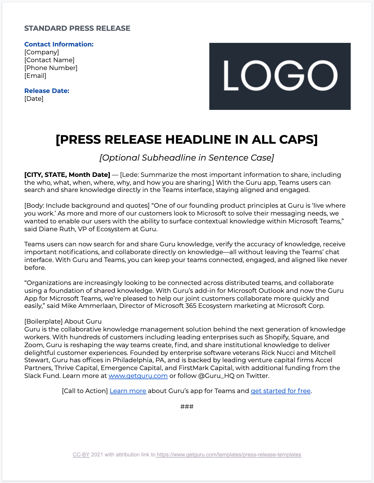 How To Write A Press Release Templates And Expert Advice