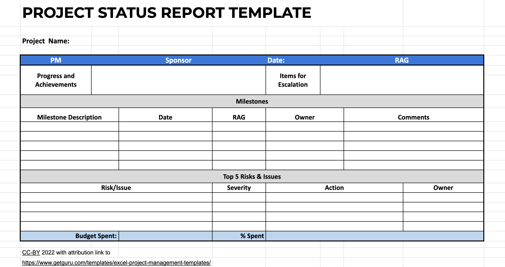 9 Free Project Management Excel Templates Examples 2022 