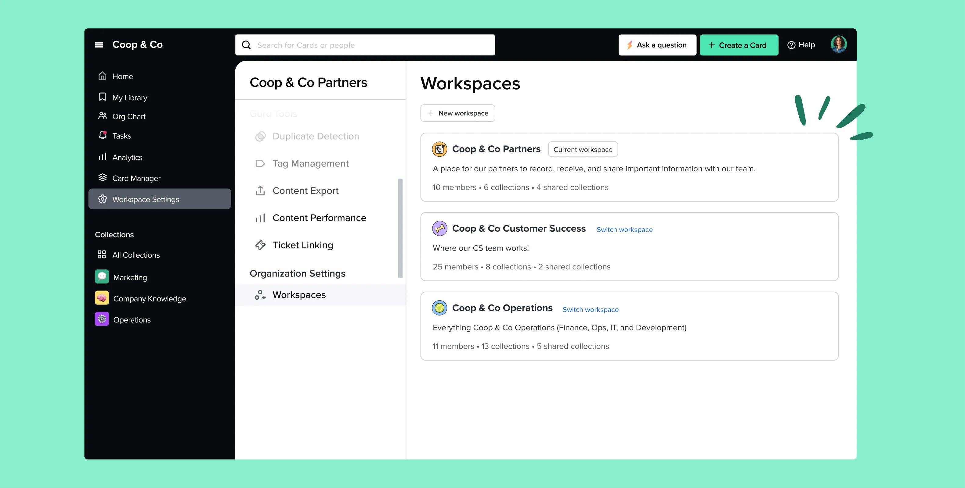 Custom Workspaces for Large Companies