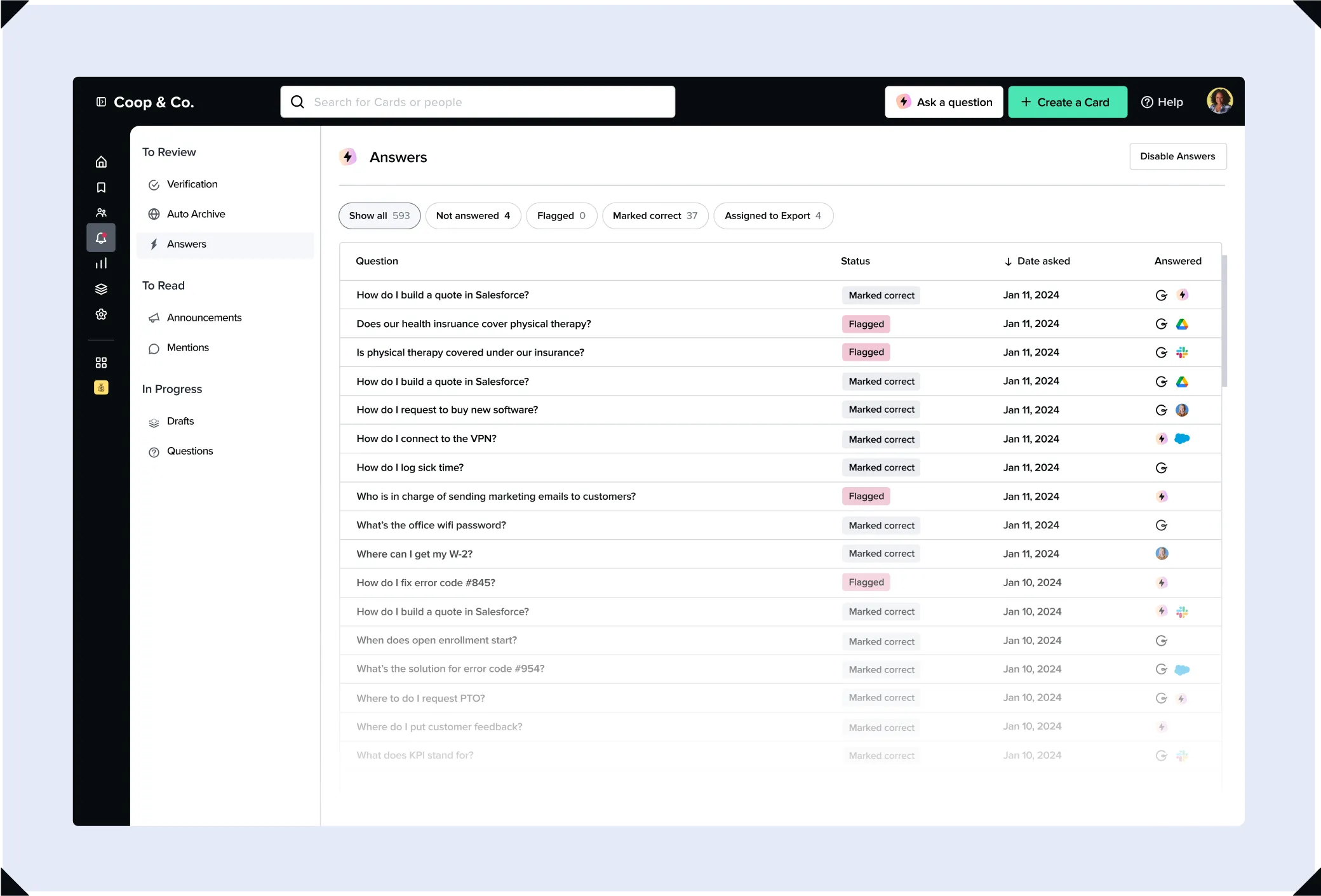 Speed up new hire onboarding and reduce manager workload with Guru's AI-powered knowledge base