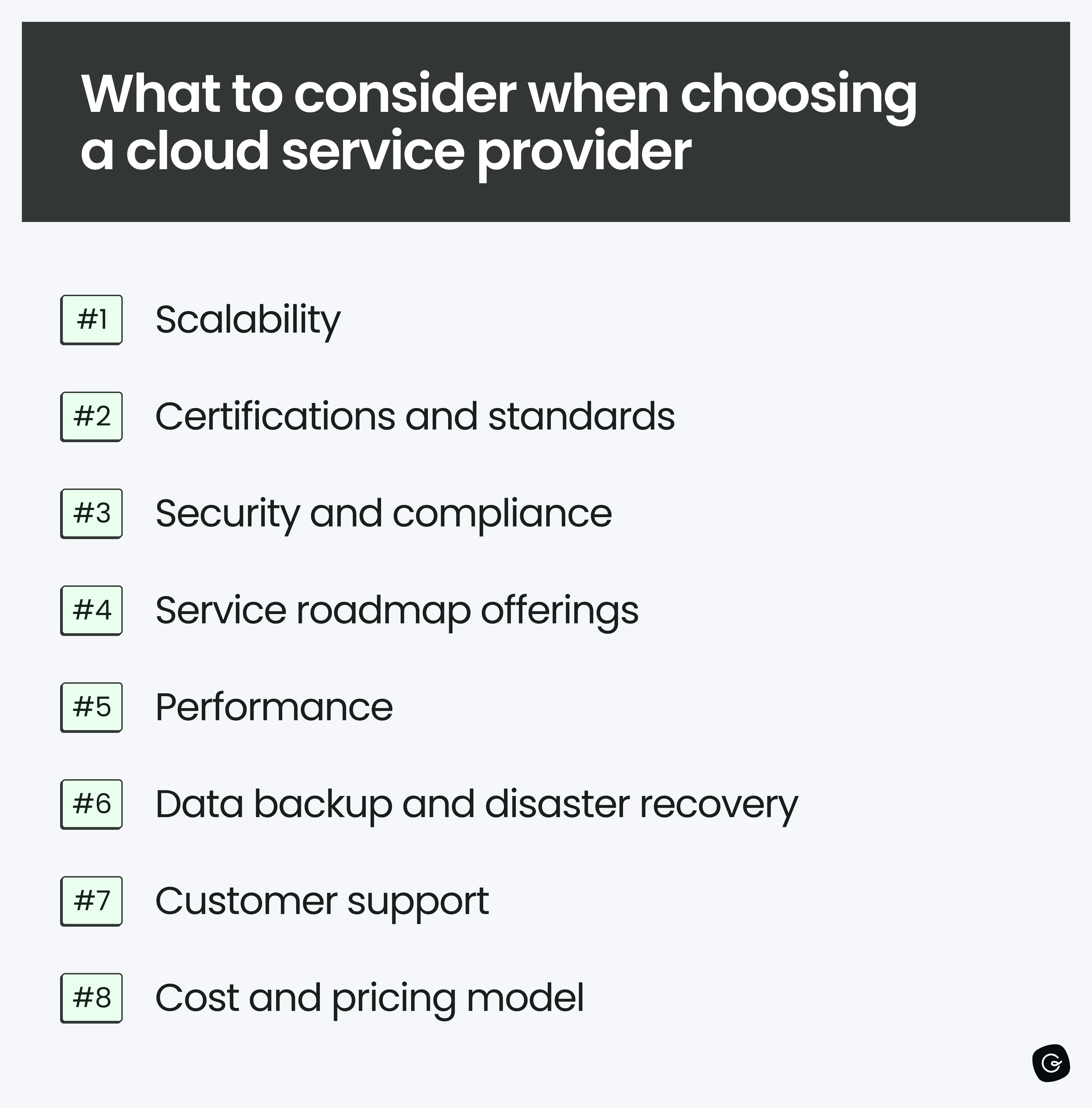 How to Choose a Cloud Service Provider [Buyer's Guide 2024]