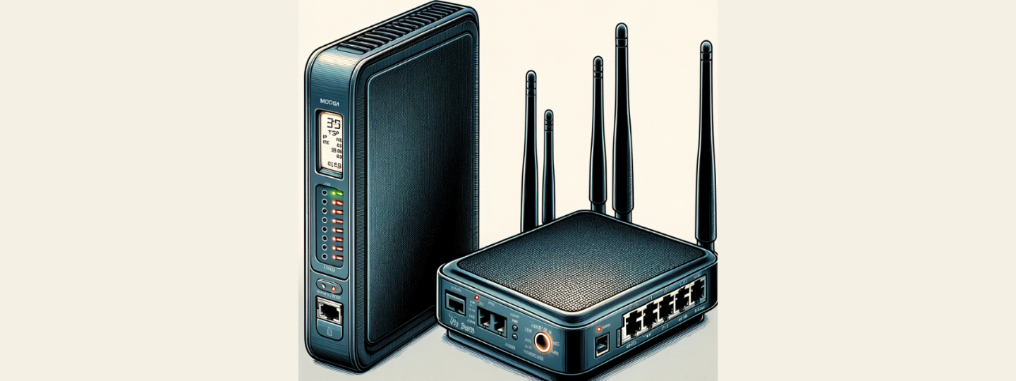 Qual a diferença entre modem e um roteador