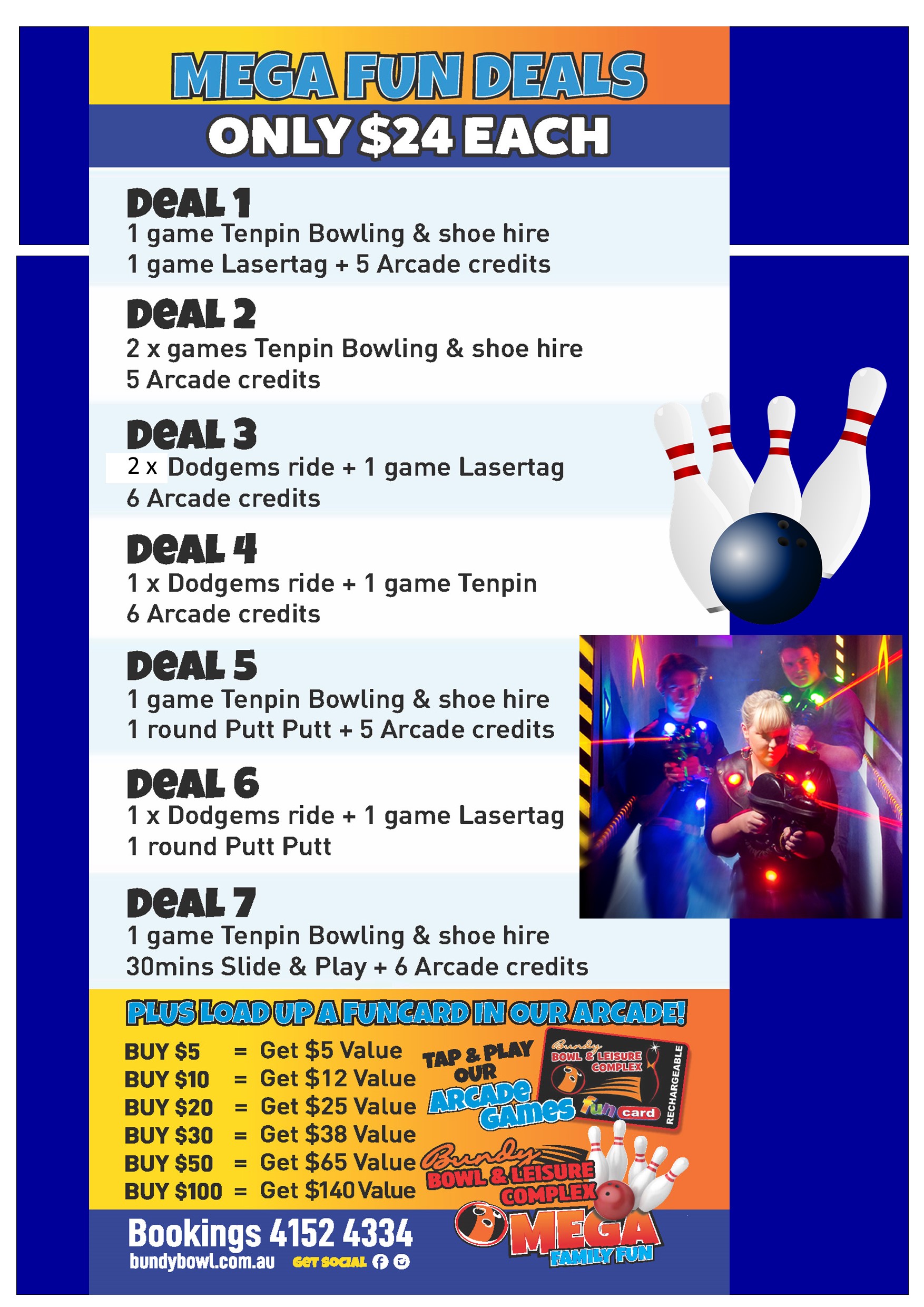 What's On - Bundy Bowl & Leisure Complex