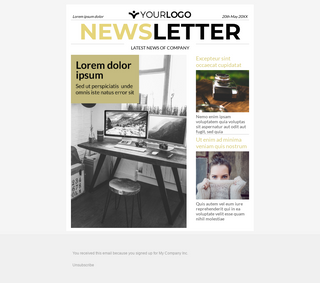 Promotional Newsletter Email Template | Unlayer