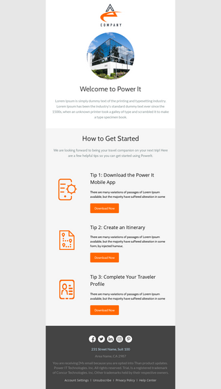 IT Company Email Template | Unlayer