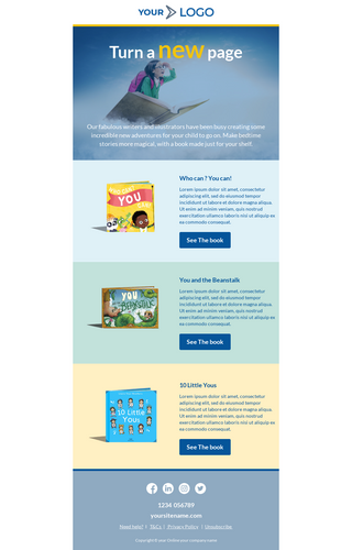 Children's Book Email Template | Unlayer