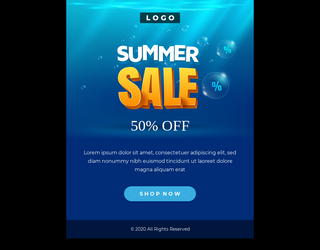 Summer Sale Email Template | Unlayer