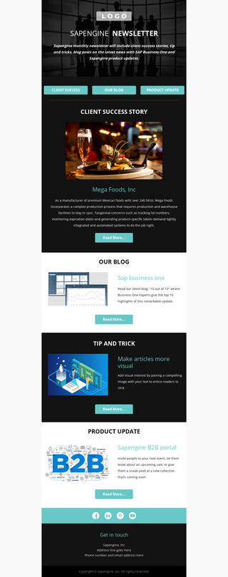Business Promotion Newsletter Email Template | Unlayer