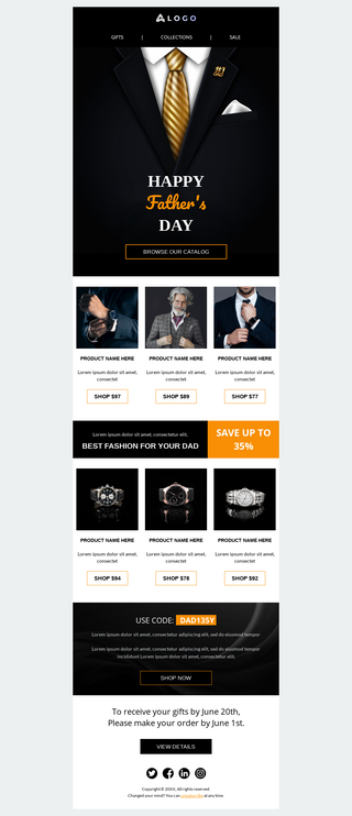 Free Email Templates for Fashion | Unlayer