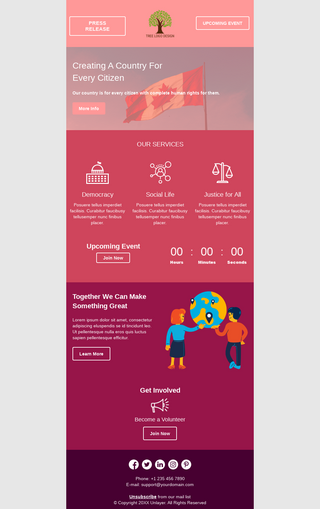 Agency Email Template | Unlayer