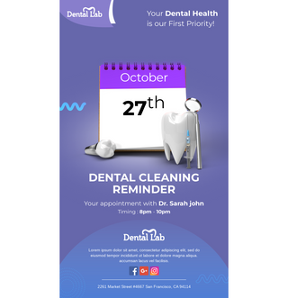 Free Reminder Email Templates | Unlayer