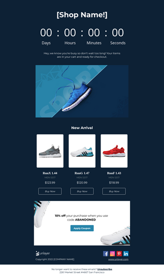 One Day Offer Email Template | Unlayer