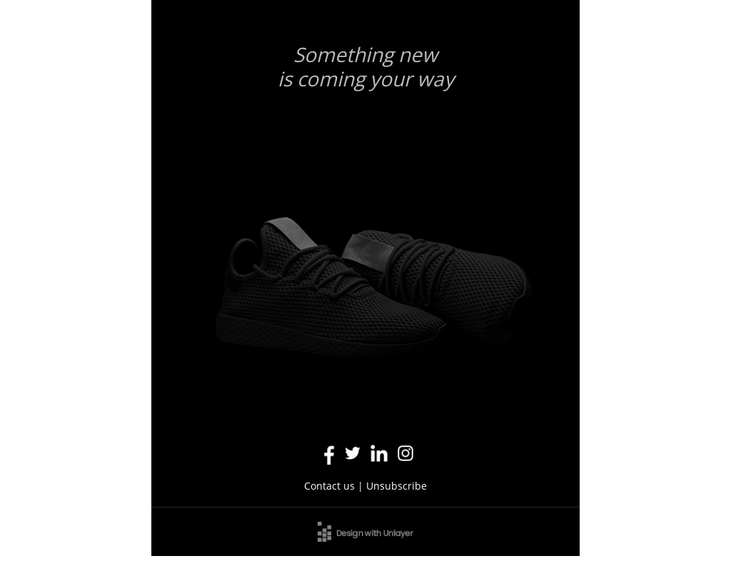 Product Teaser Email Template | Unlayer