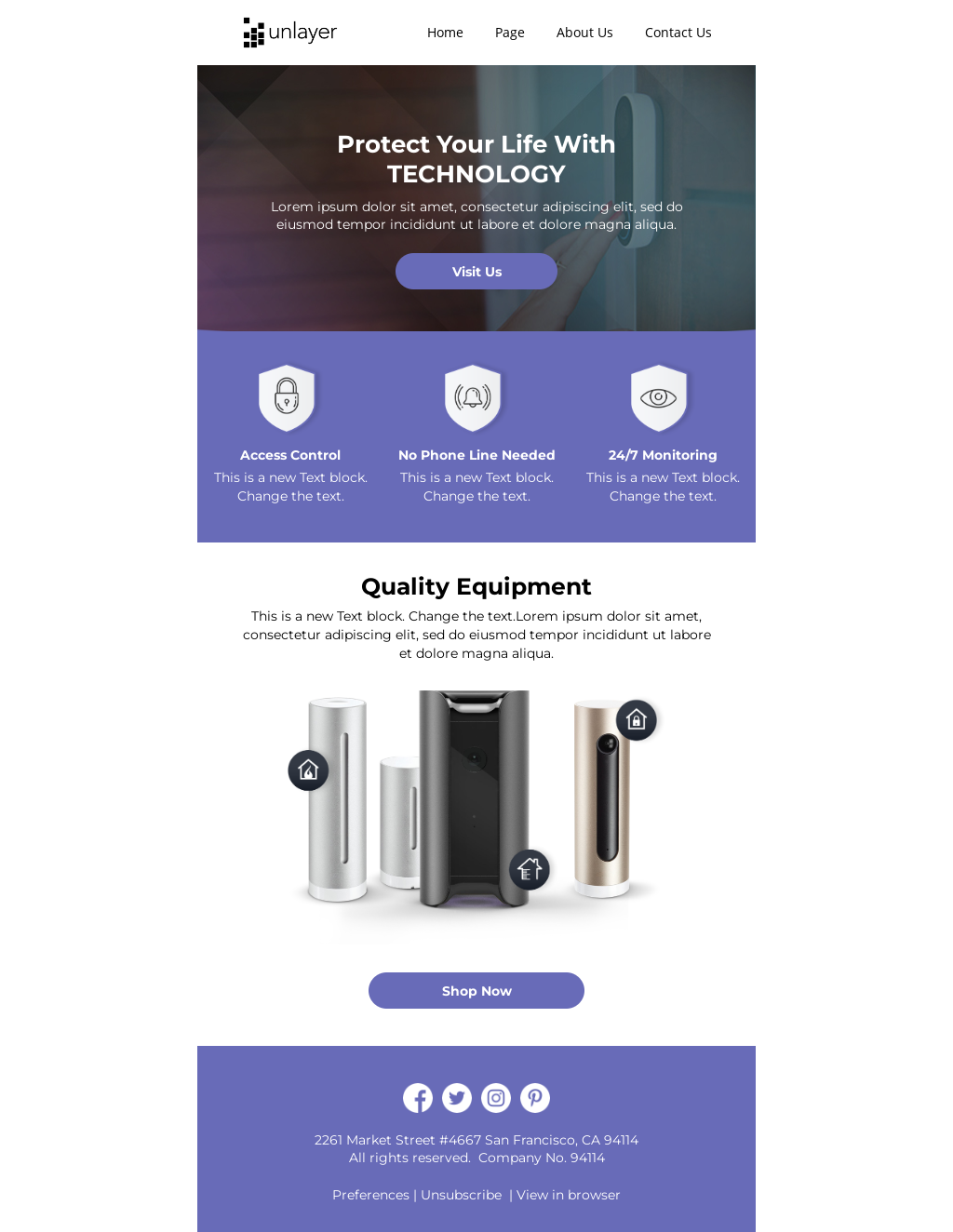Product Awareness Email Template | Unlayer