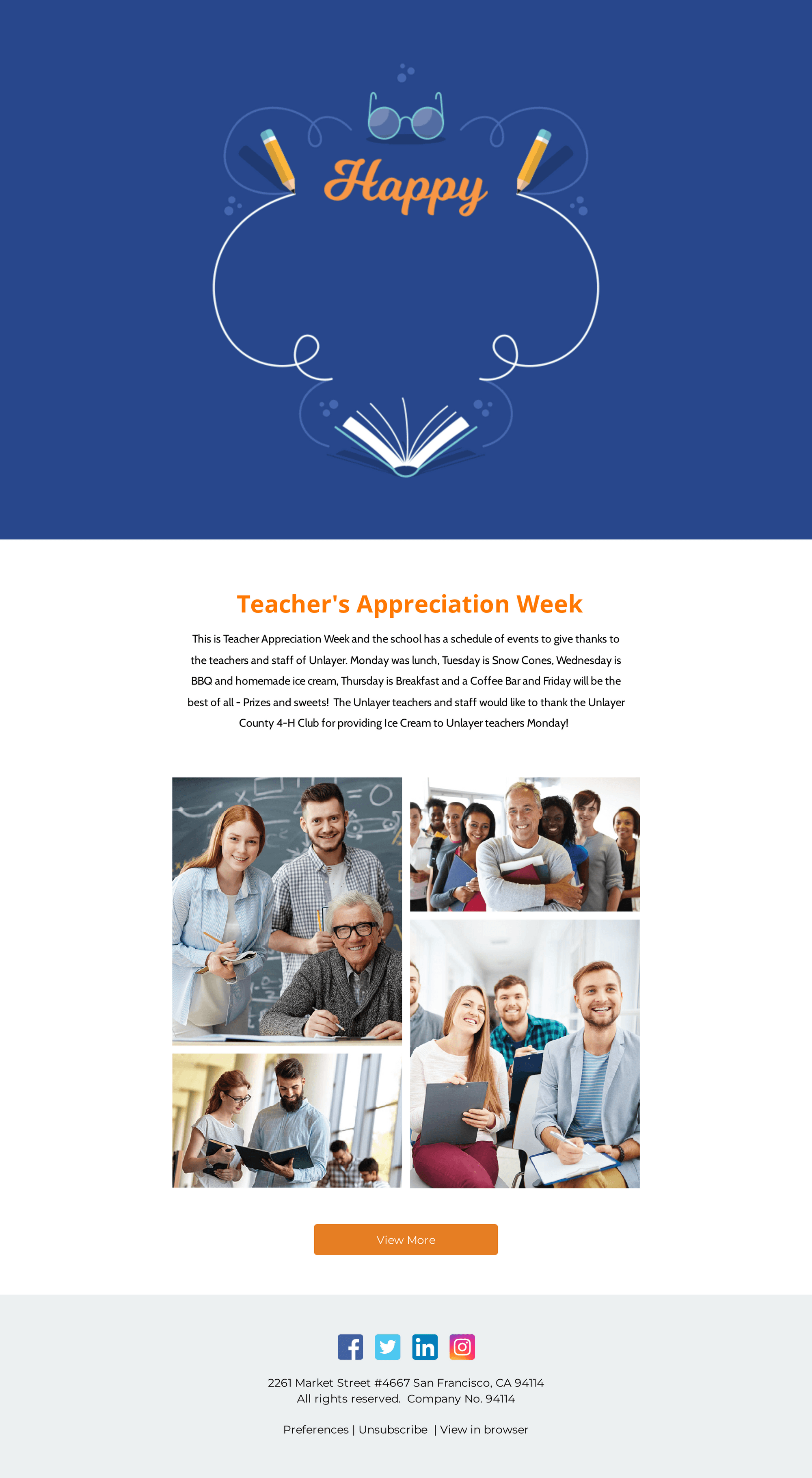 Free Thank You Email Templates | Unlayer