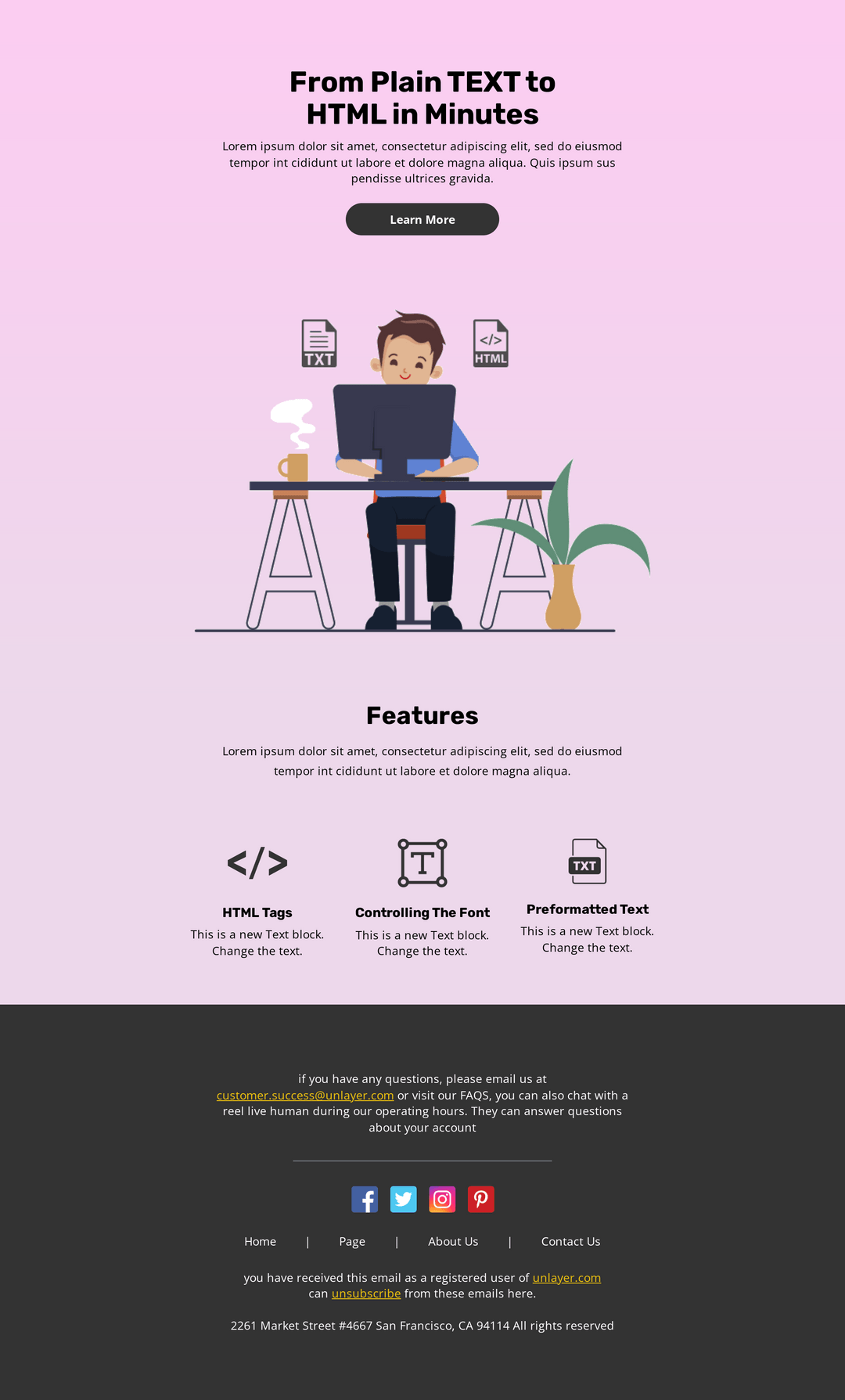 Free Email Templates for Onboarding | Unlayer