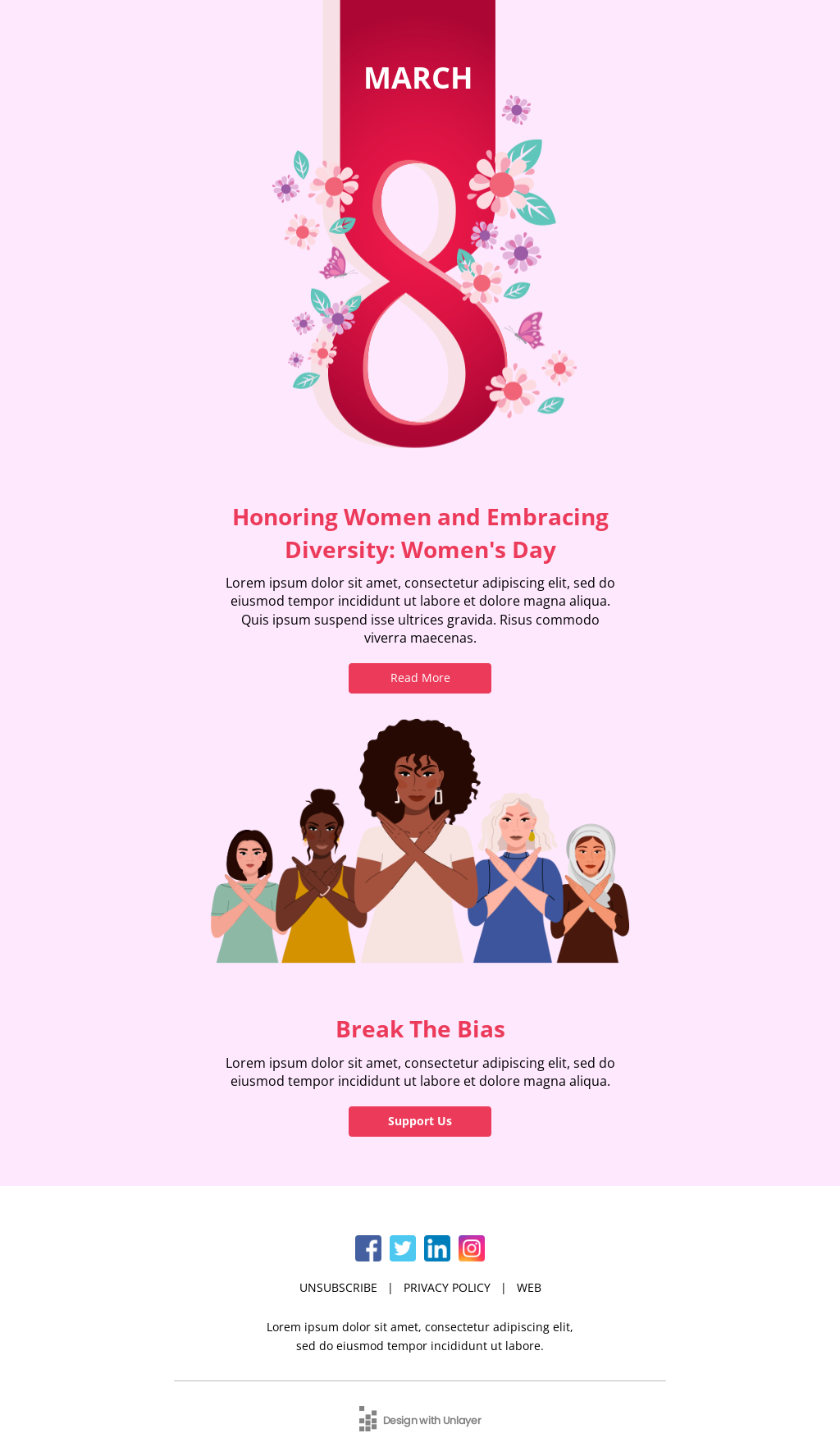 Diversity and Inclusion Email Template | Unlayer