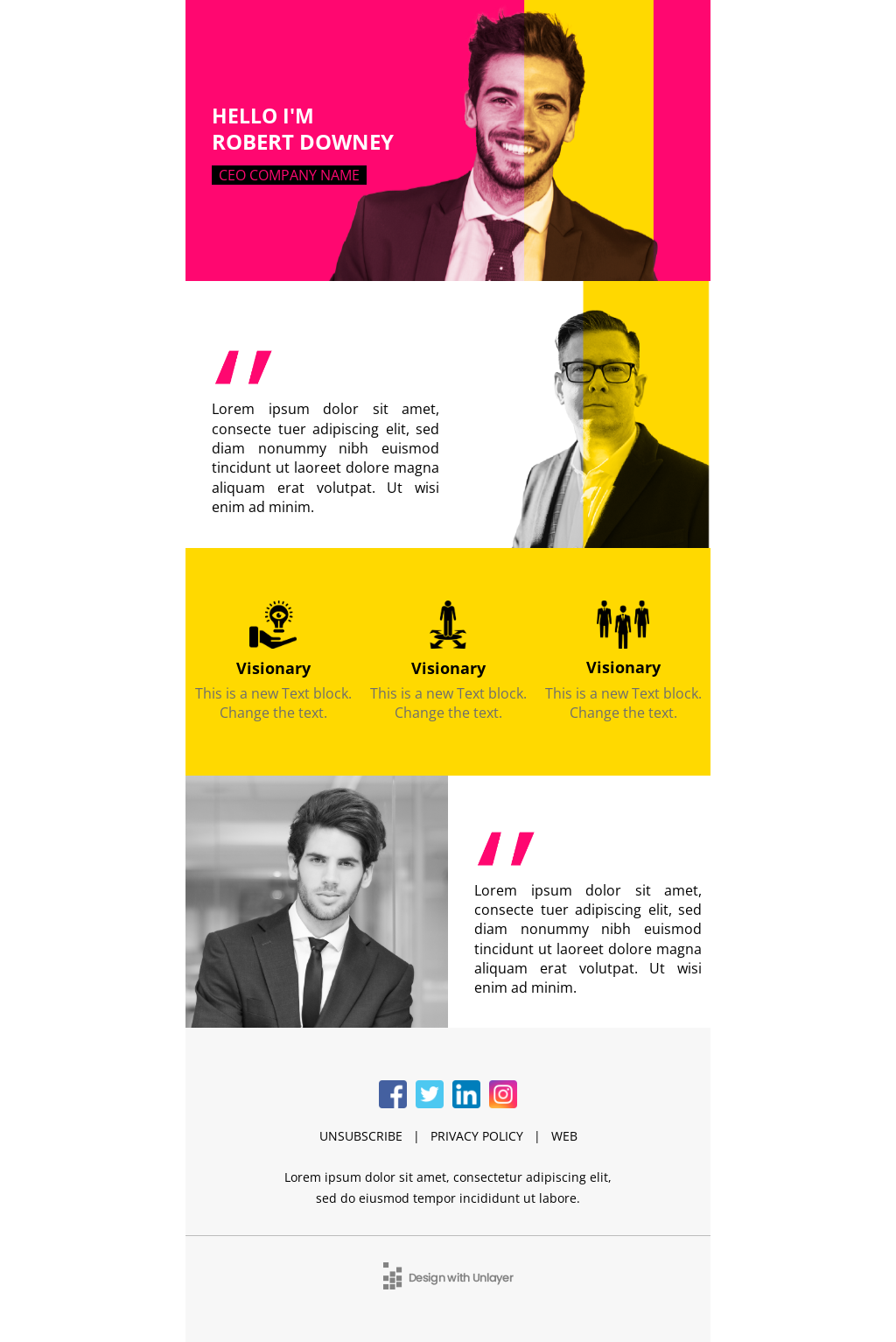 Thought Leadership Email Template | Unlayer