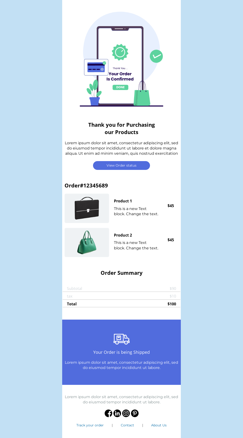 Thanks For Your Order Email Template Unlayer thanks-for-your-order-email-template-unlayer