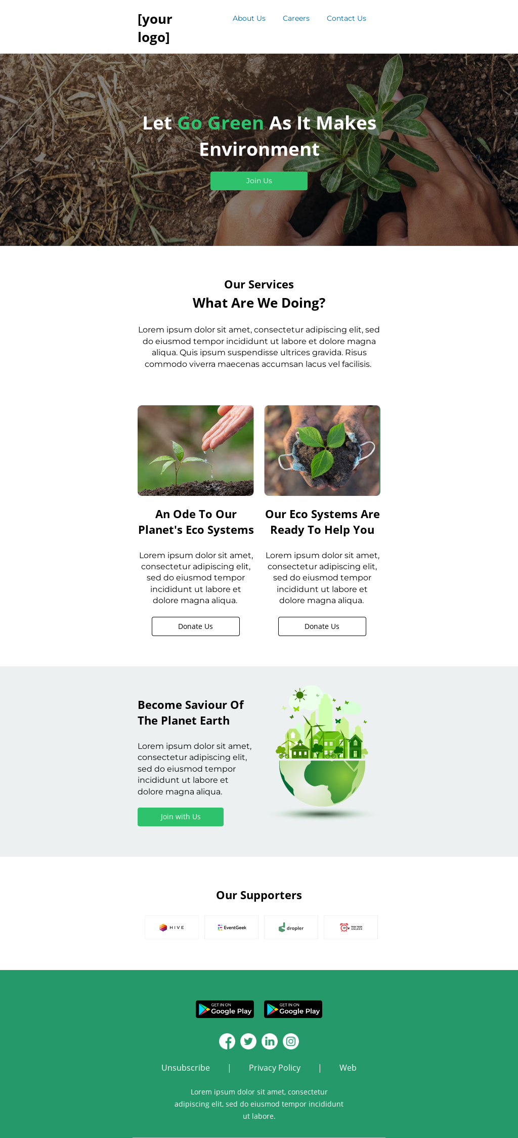Green Resolution Email Template | Unlayer