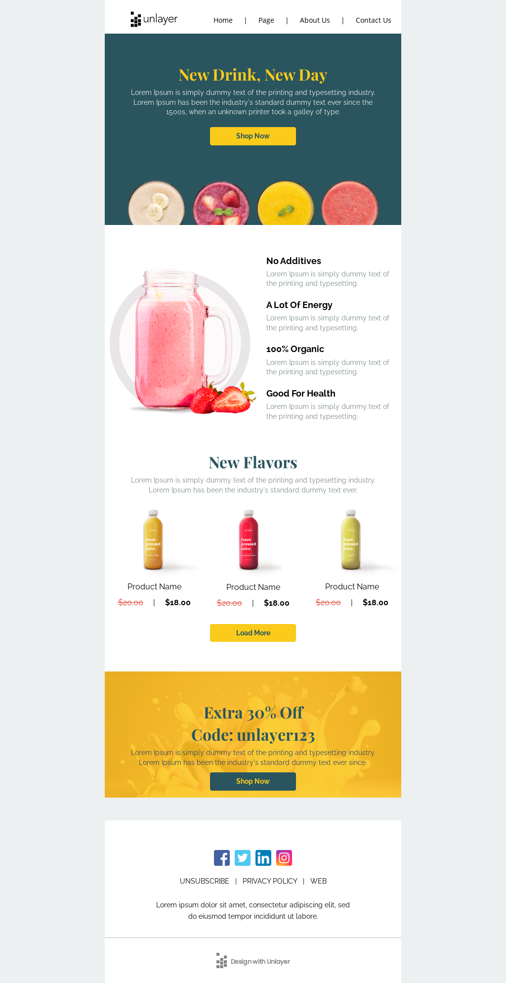 Weekend Sale Email Template | Unlayer