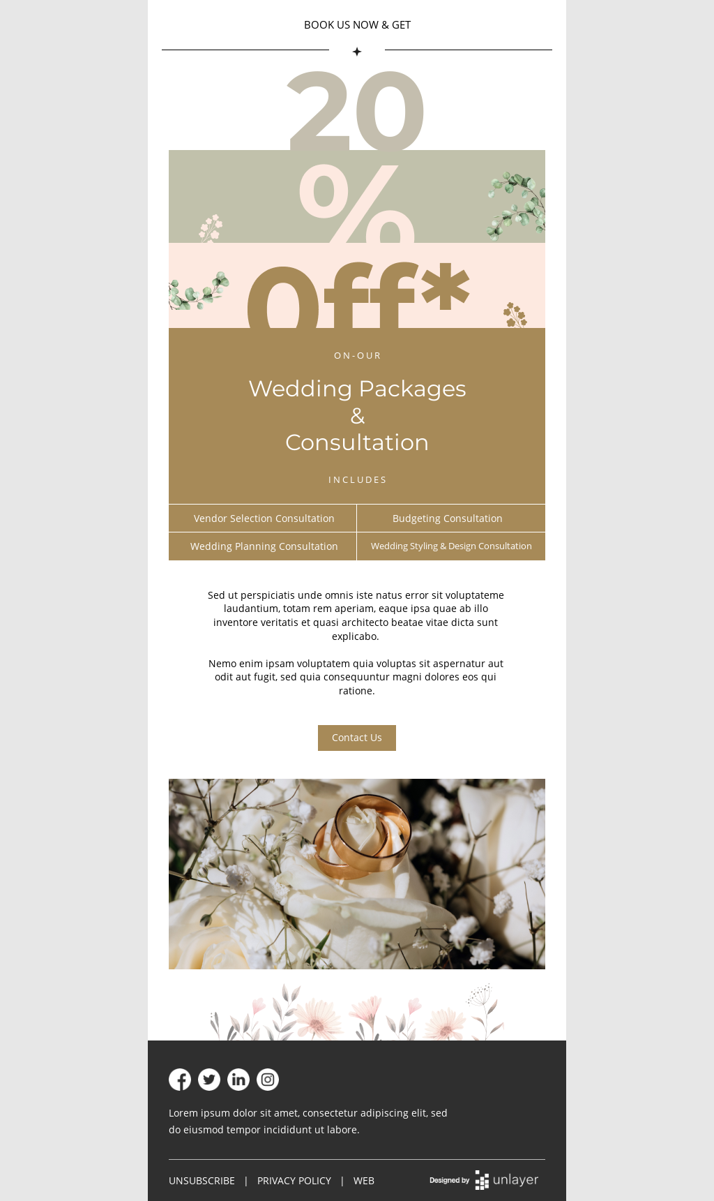 Free Consultation Email Templates | Unlayer