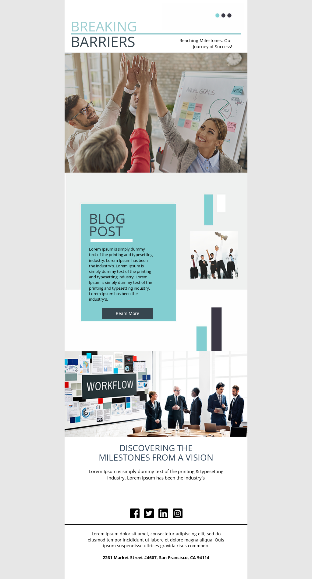 Stakeholder Communication Email Template | Unlayer