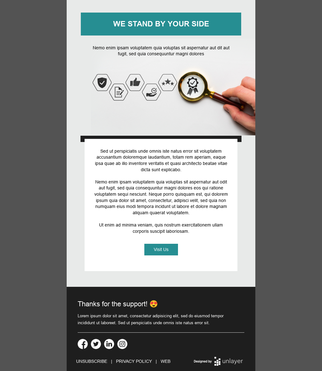 Quality Assurance Compliance Reminder Email Email Template | Unlayer