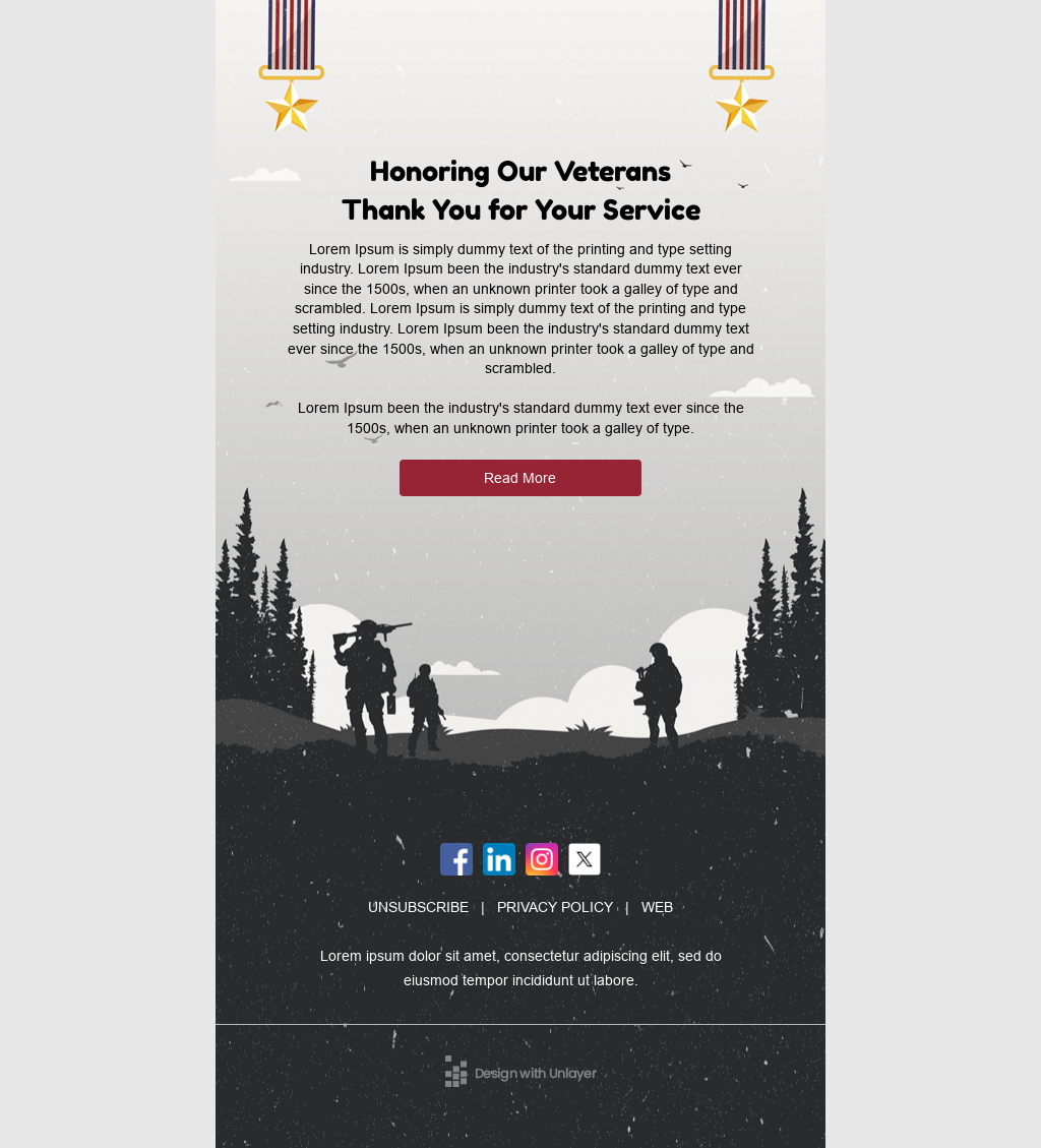 Gratitude and Appreciation Email Template | Unlayer