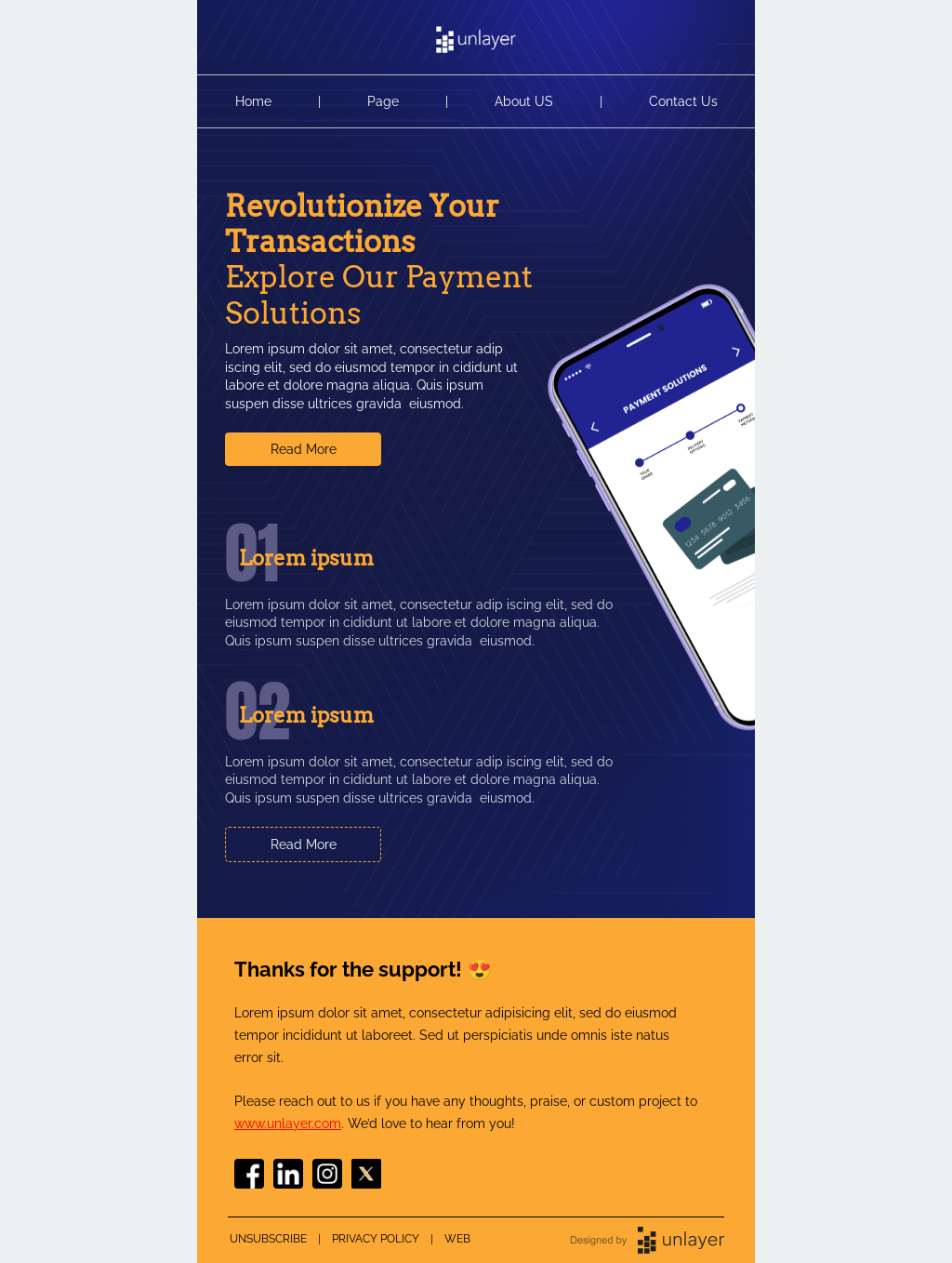 App Upgrade Email Template | Unlayer