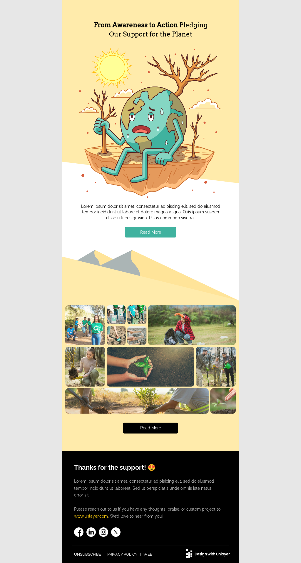 Gender Equality Email Template | Unlayer