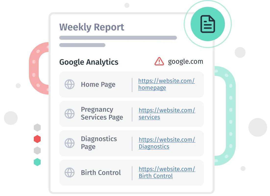 Web Tracker Monitoring