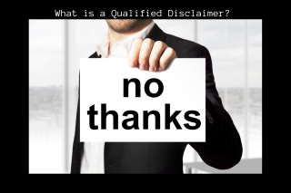 What is a Qualified Disclaimer?