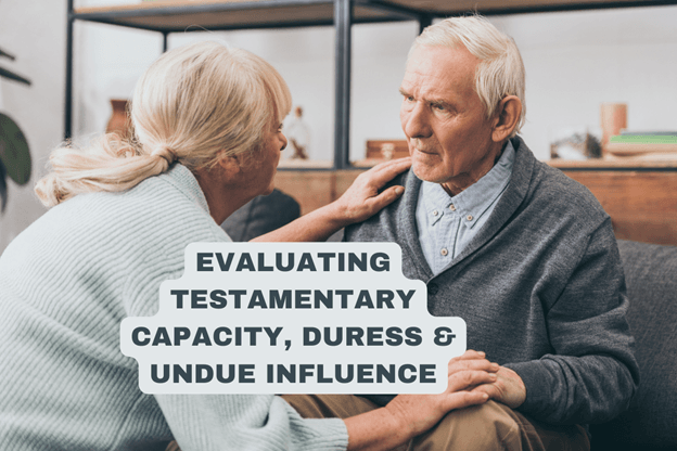 Determining Testamentary Capacity