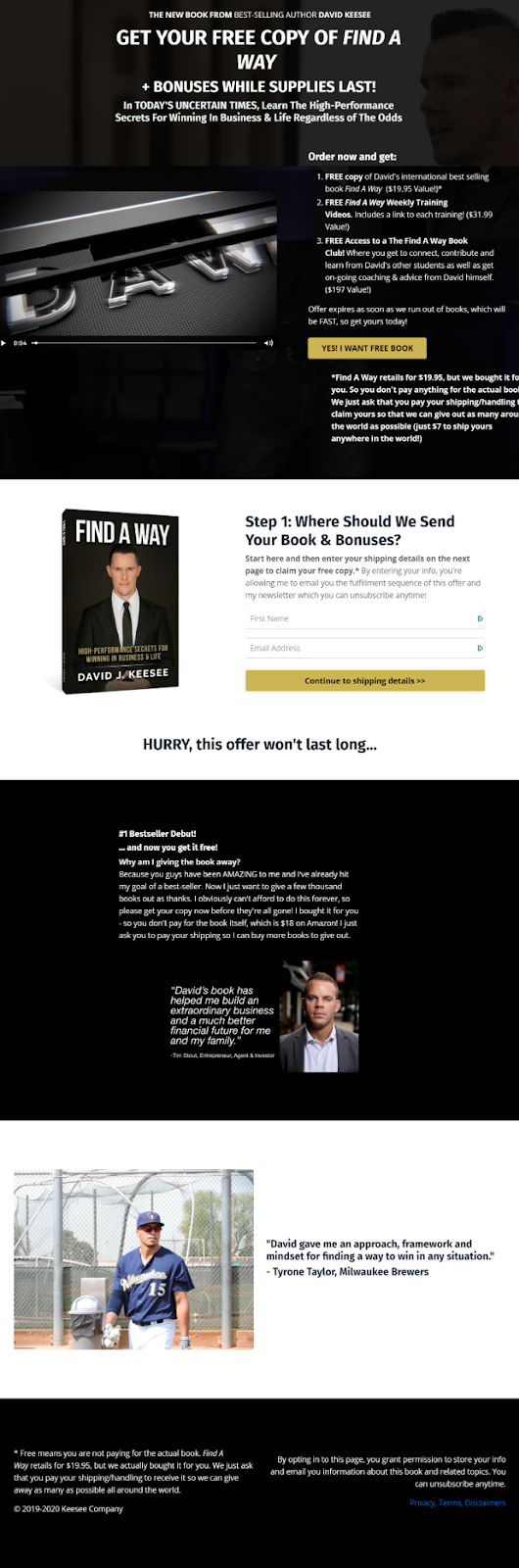 5 opt-in page examples for your online business