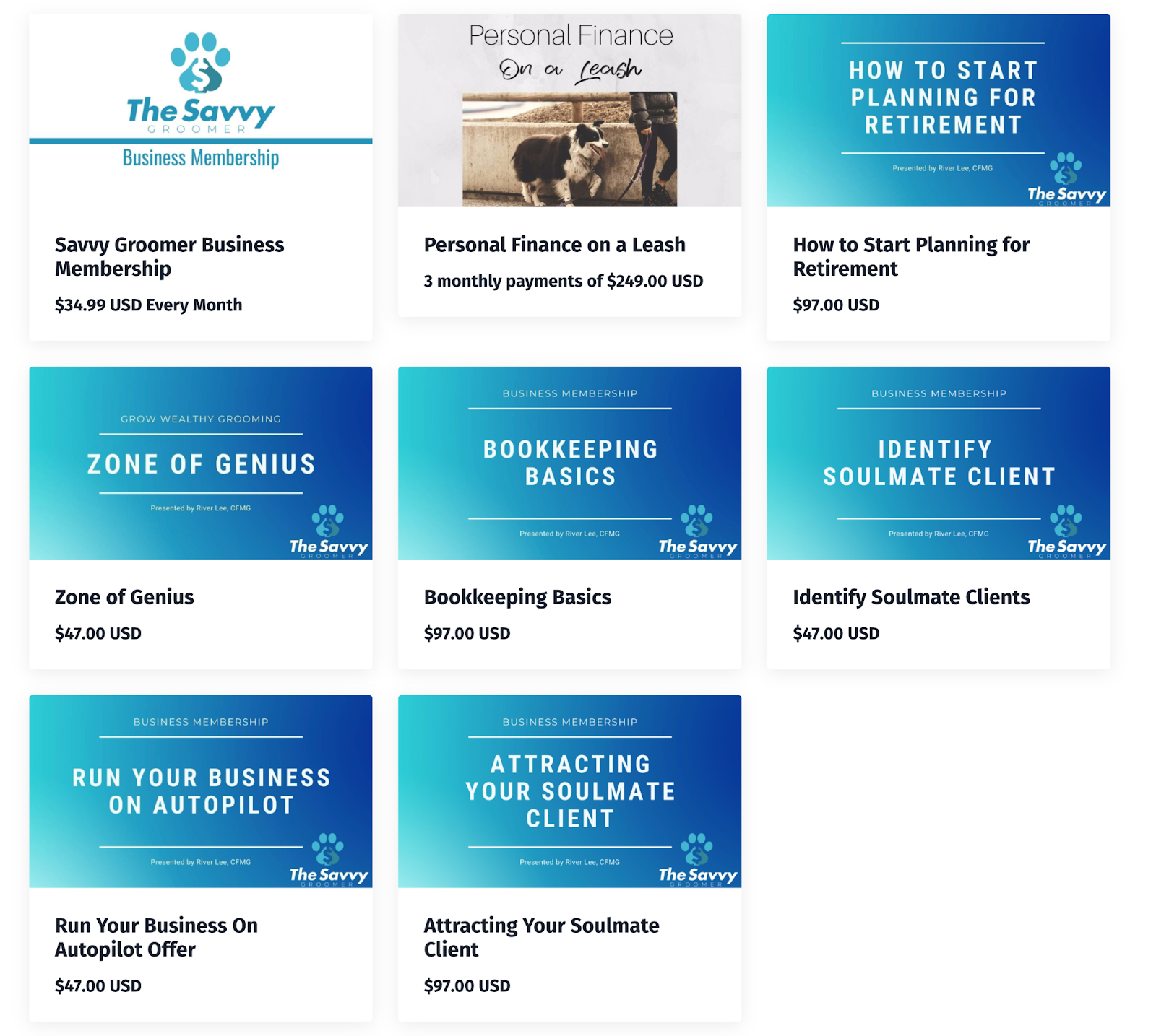 14 unique online finance courses and coaching programs