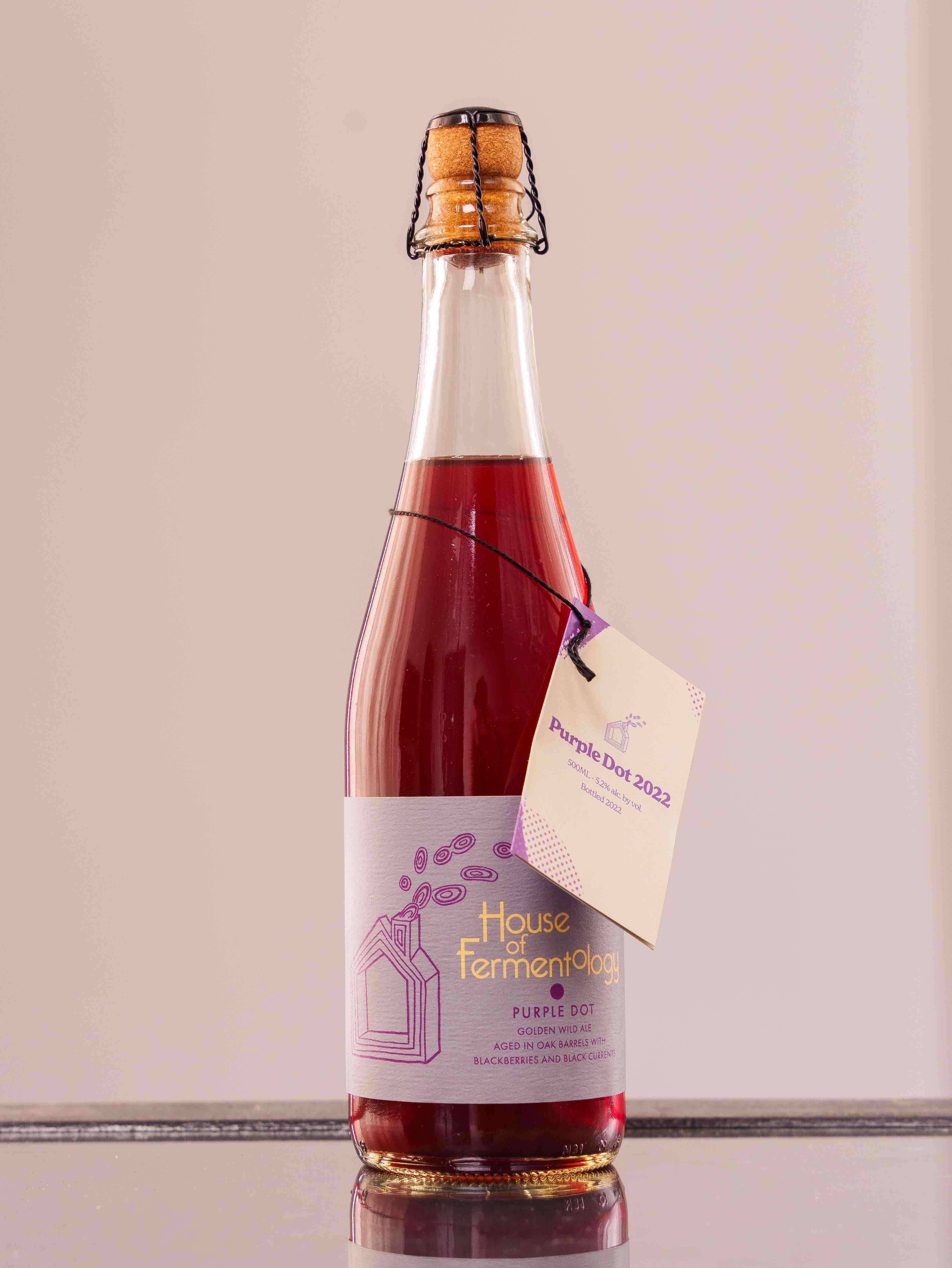 House of Fermentology's Purple Dot 2022 Wild Ale by Foam Brewers